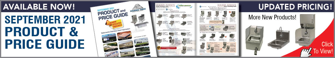 Advance Tabco® - Largest Manufacturers of Stainless Steel Fabrication